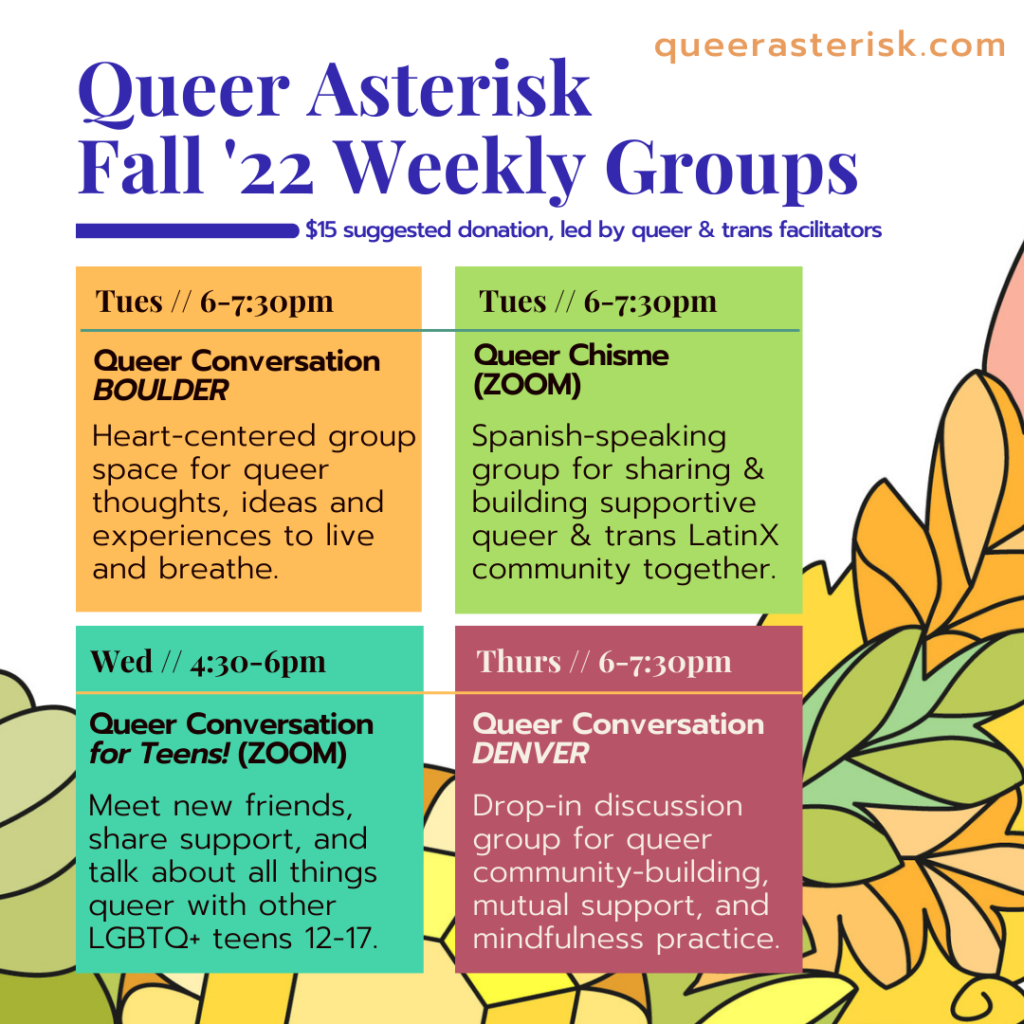 Community Programs - Queer Asterisk