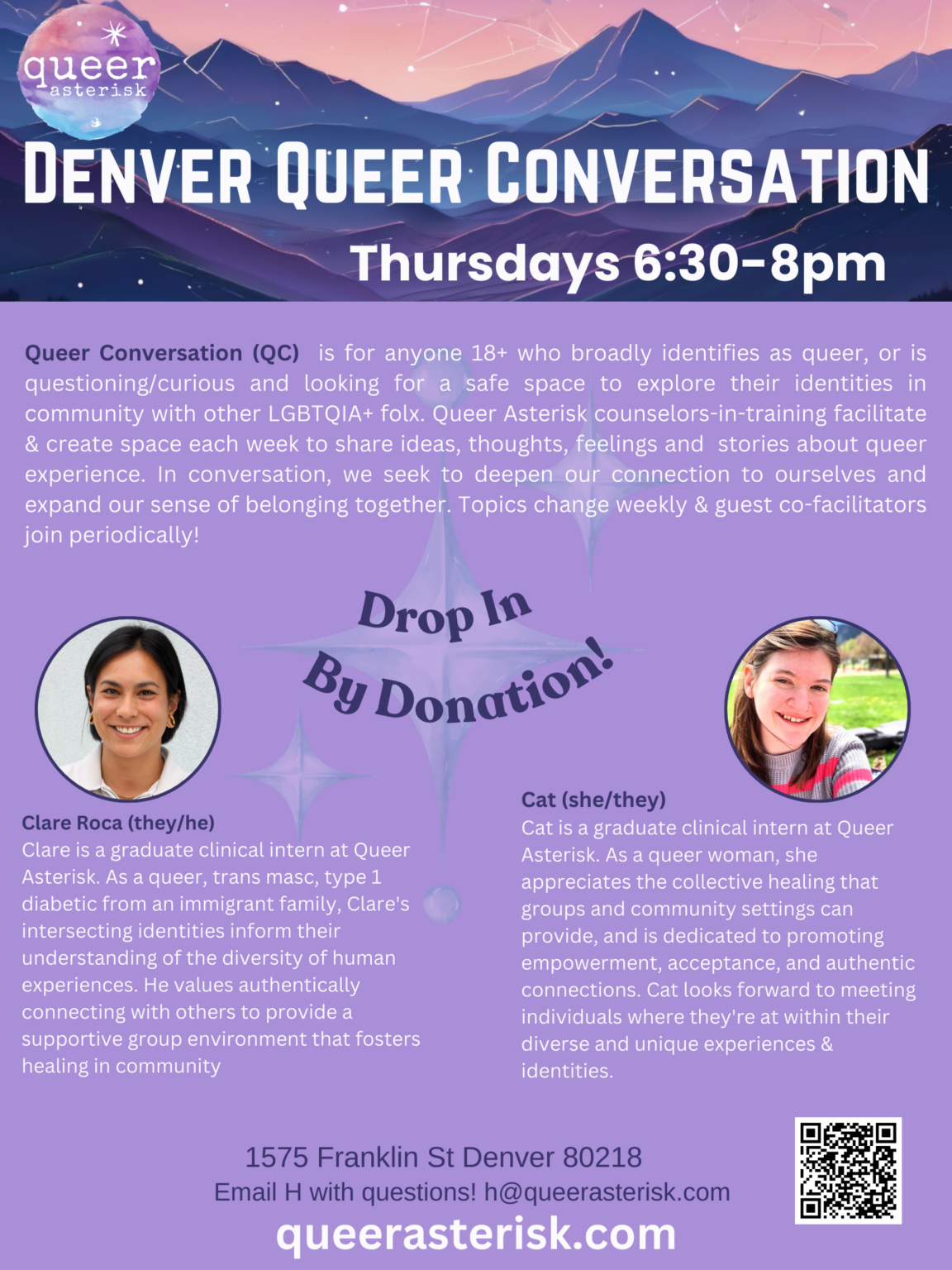 Community Programs - Queer Asterisk